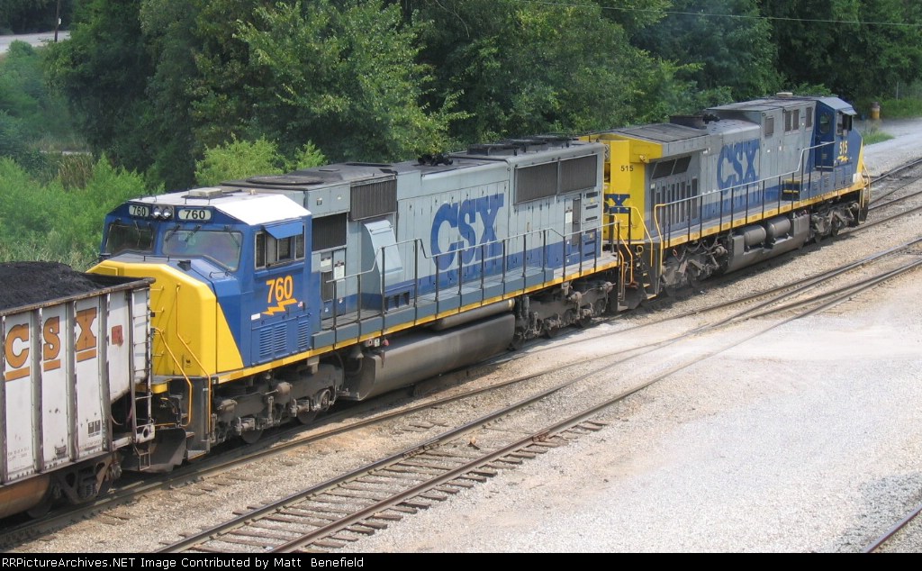 CSX 760 and 515